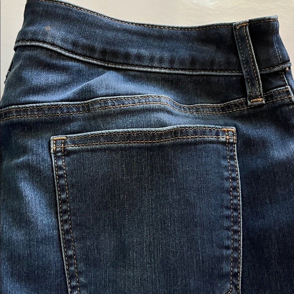 Chico’s So Slimming Girlfriend Slim Leg Ankle High Rise Size 2.5R/14R ...