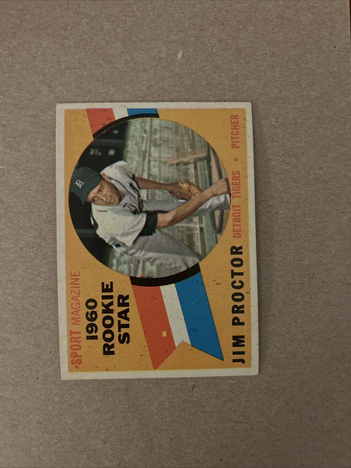 1960 Topps Baseball Jim Proctor Detroit Tigers Rookie Star Card #141 | eBay