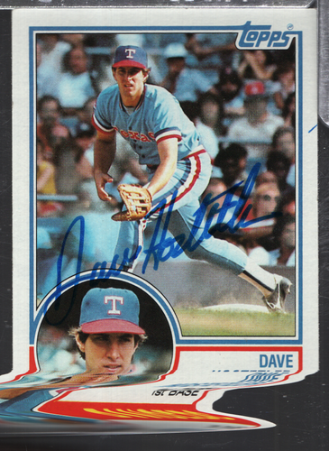 Dave Hostetler Rangers Autographed 1983 Topps #584 w/COA 110923NPCD219 ...