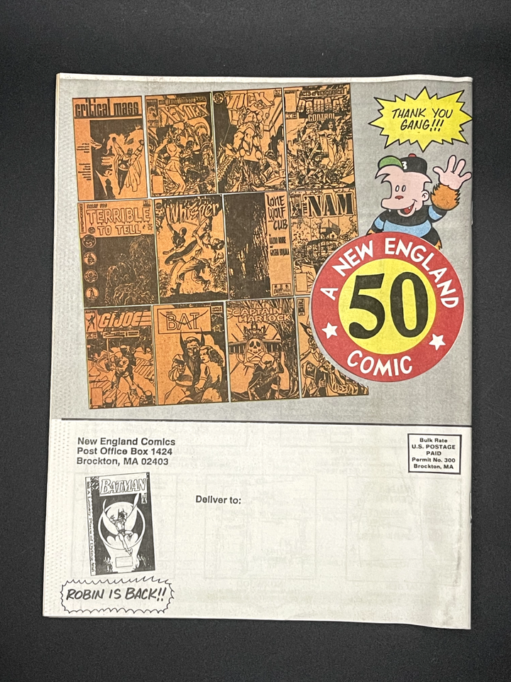 New England Comics Newsletter #50/51 NEC Comic Nov/Dec 89 50th Issue ...