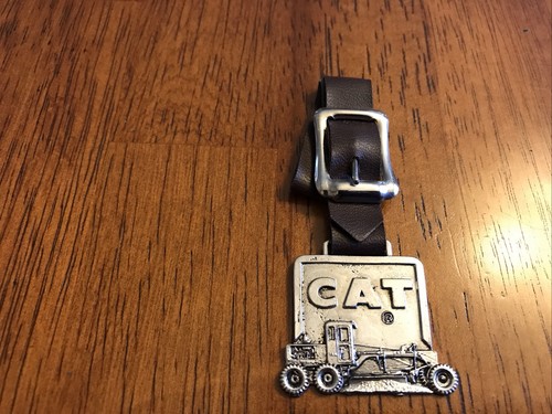 Vtg Caterpillar Inc Pocket Watch Fob Motor Grader (CAT) Equip Cecil ...