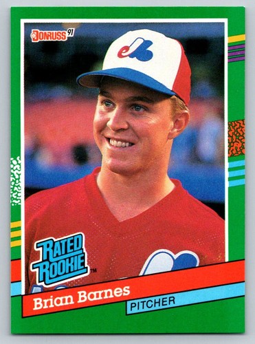 1991 Donruss #415 Brian Barnes Rookie Card Montreal Expos | eBay
