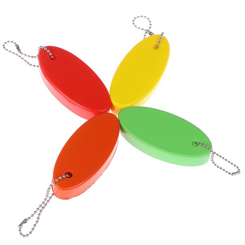 Foam Floating Buoyant Keychain For Water Sports Swimming Oval Keyring ...