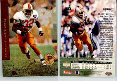 Errict Rhett 1994 SP #17 Florida Buccaneers RC Rookie | eBay