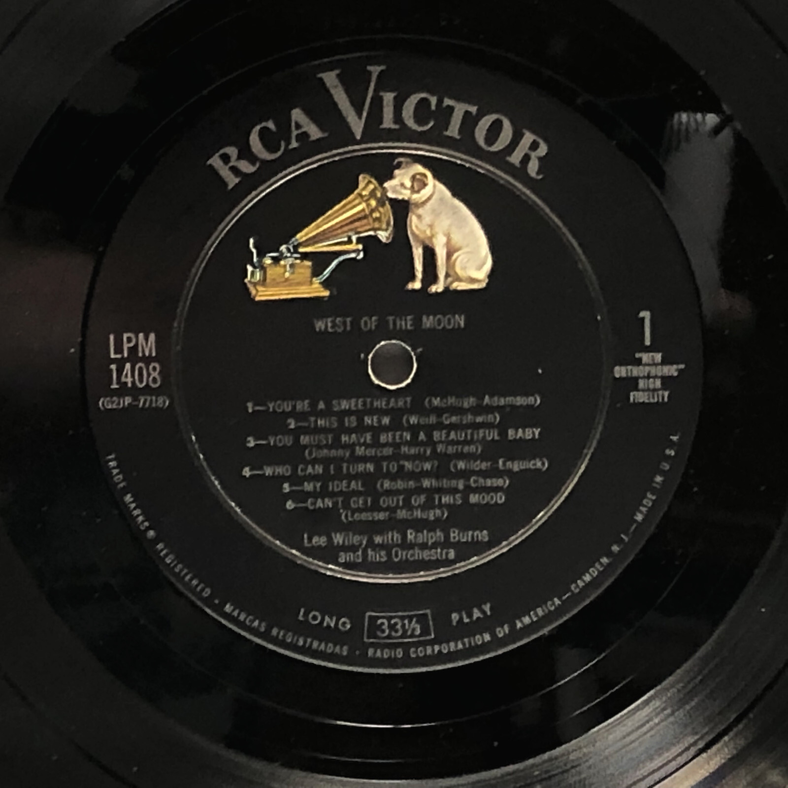 Lee Wiley-West Of The Moon-RCA 1408-MONO | eBay