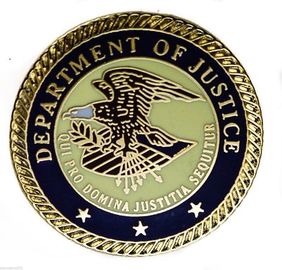 DOJ DEPARTMENT OF JUSTICE UNITED STATES MARSHAL PIN | eBay