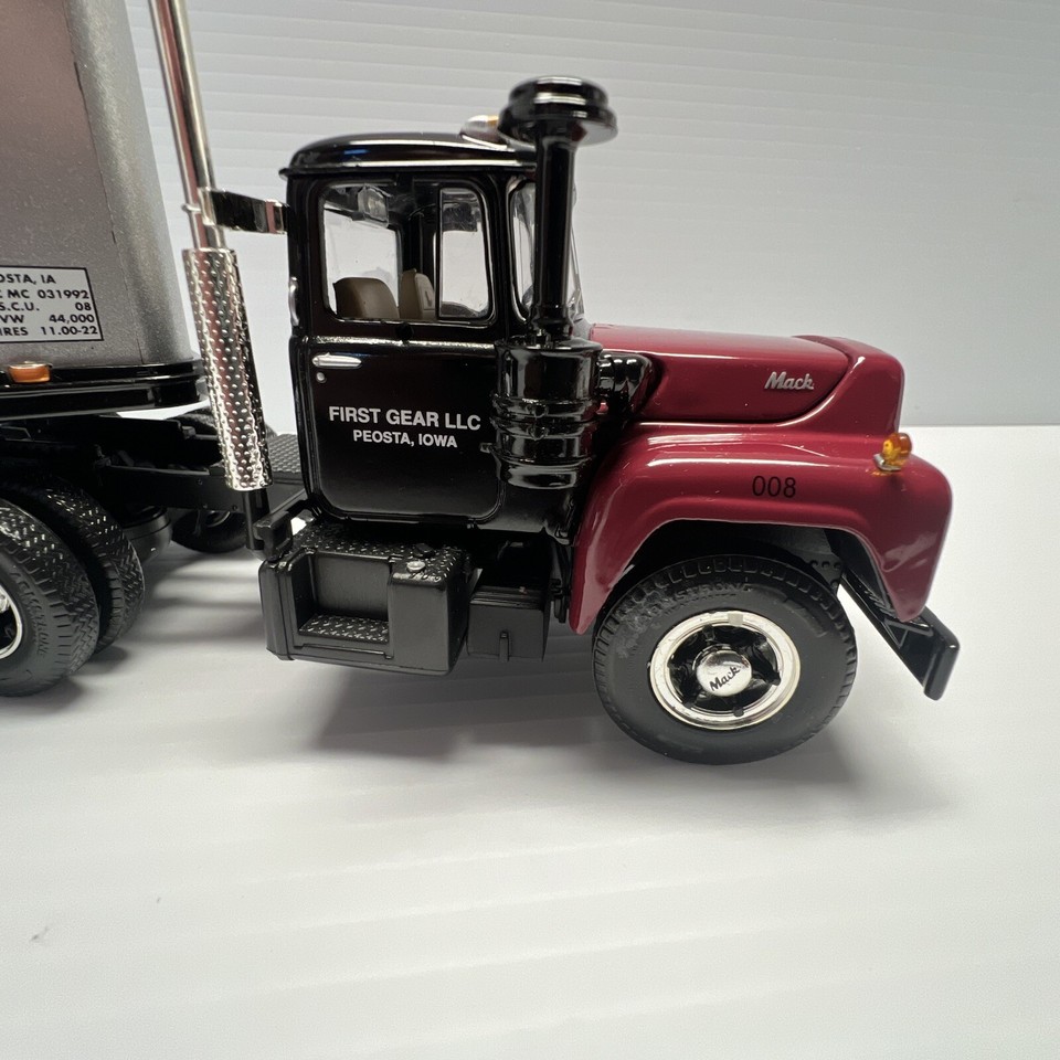 FIRST GEAR MACK R MODEL TRACTOR & TRAILER - 19-0013 CLUB MODEL # 08 | eBay