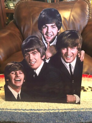 The Beatles Tabletop Standee 9 1/2" Tall - Early Beatles | eBay