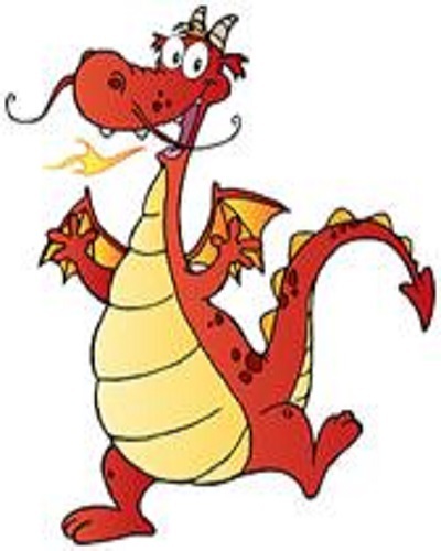 30 Custom Red Cartoon Dragon Personalized Address Labels | eBay