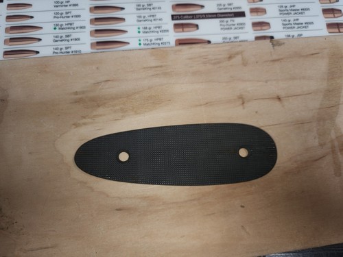 Remington 513T Target Rifle Checkered steel Butt Plate Parkerized ...