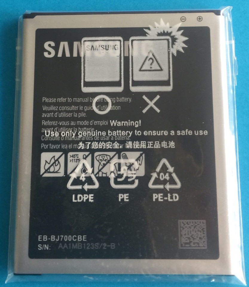 ORIGINAL BATTERY SAMSUNG GALAXY J7 J700 SM-J700 2015 SERIE EB-BJ700CBE ...