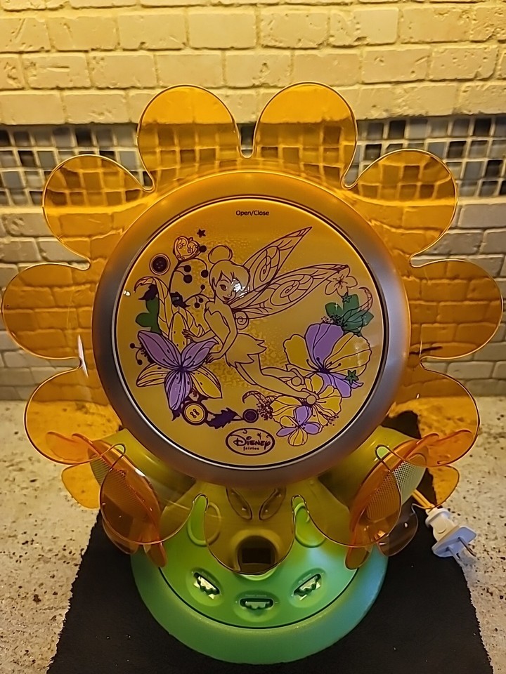 2012 DISNEY Fairy Tinkerbell CD Player Aux In Boombox Karaoke Machine ...