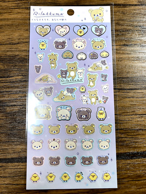 Rilakkuma Original Sticker Sheet NEW San-X Japan Rare | eBay UK