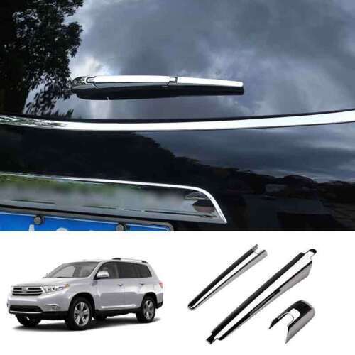 Chrome Car Rear Window Rain Wiper Cover Trim Fit For Toyota Highlander ...
