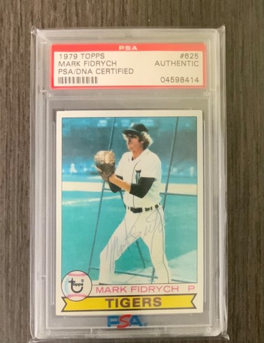 Mark Fidrych 1979 Topps Signed PSA/DNA Certified Autograph MLB #625 | eBay