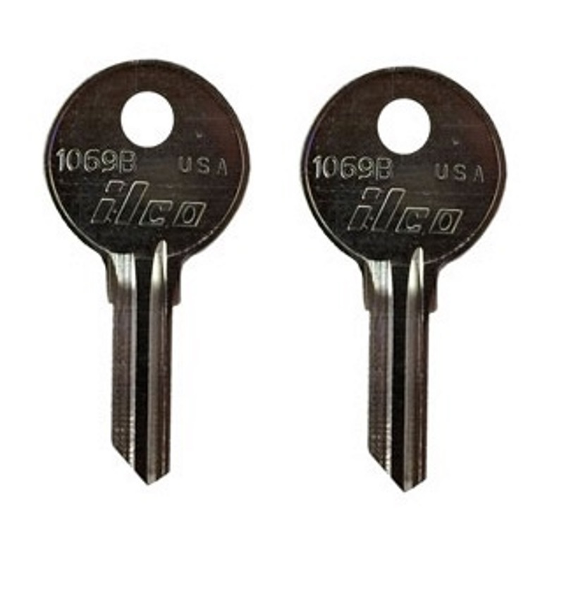 (2) Bauer T-Handle Truck Cap Replacement Keys Cut To Key Codes CR500 ...