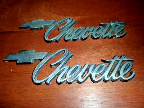1977 1978 1979 1980 Chevy Chevette Fender Emblem Pair | eBay