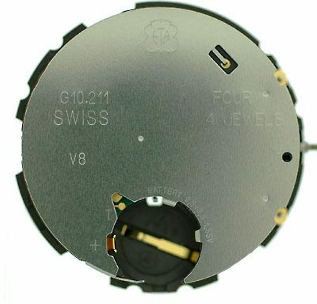 Watch Movement ETA G10.211/212 Quartz Movement Date At 4:00 Overall ...