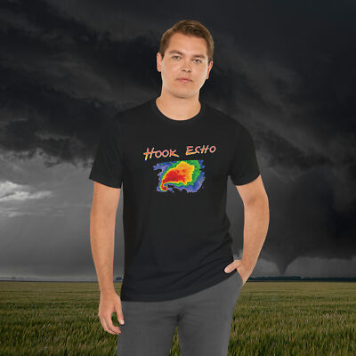 Hook Echo Radar T-Shirt for Storm Chasers, Skywarn Spotters,Twisters Chasers | eBay
