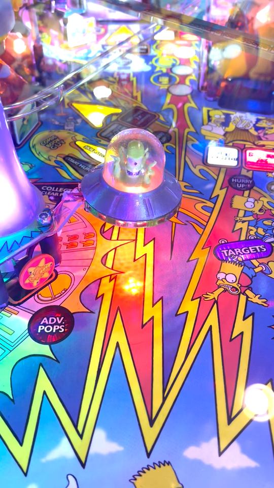 The Simpsons Pinball Party (TSPP) Kodos Johnson "Flying" UFO Mod | eBay