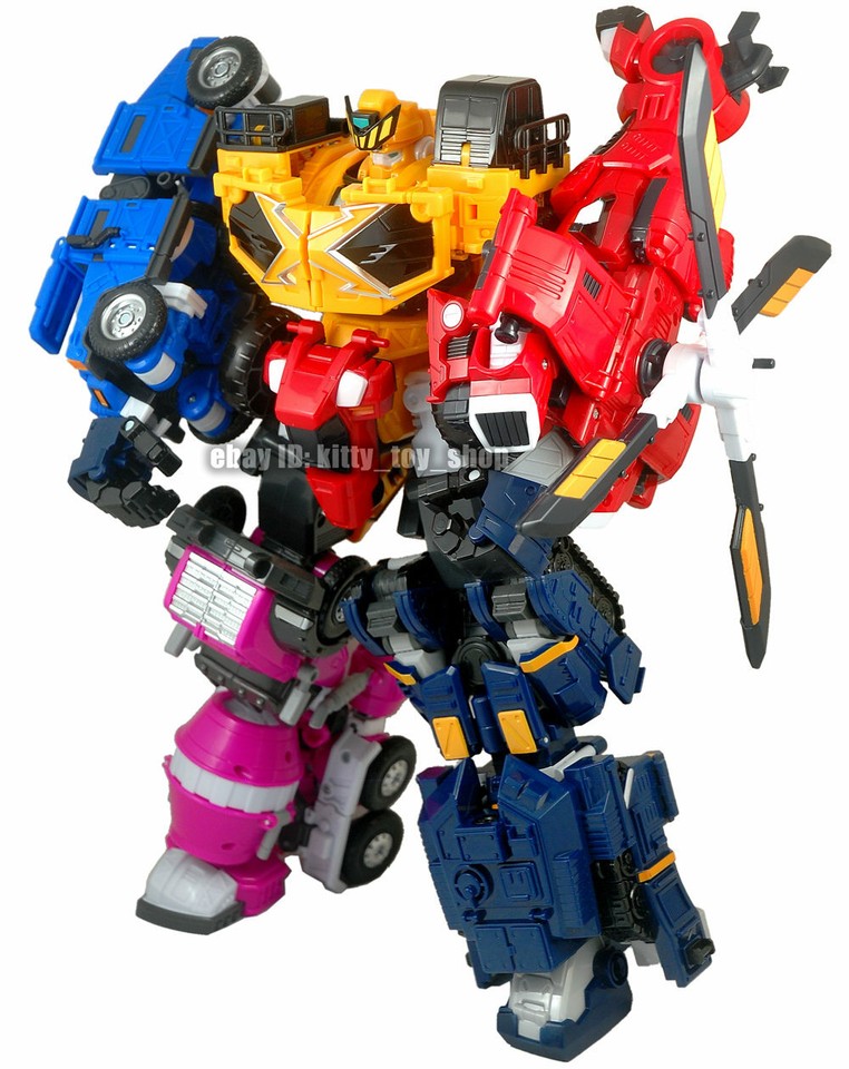 Miniforce Penta X Ranger Vehicle Robot Bot PENTATRON 5 Combiner Figures ...