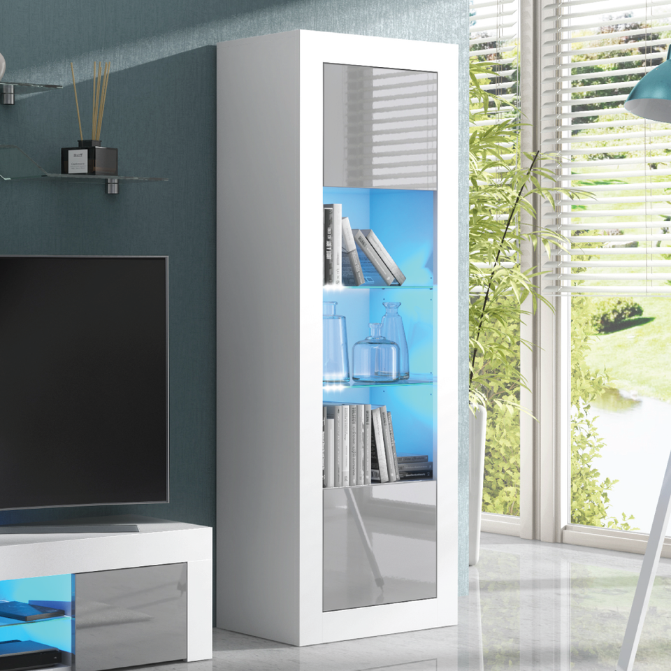 Living Room Set | Matt Body & Gloss Doors | TV Unit & Display Cabinet ...