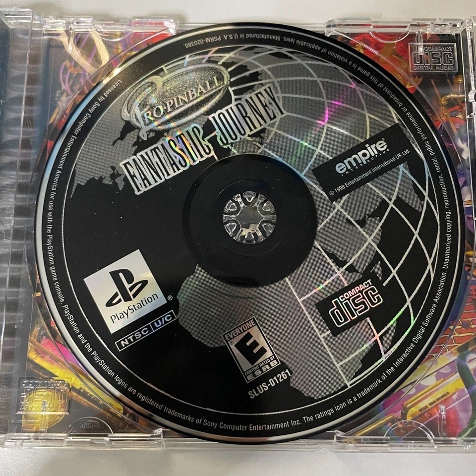 Pro Pinball Fantastic Journey Sony Playstation Empire Interactive Video ...