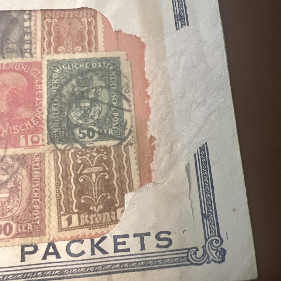 Austria Vintage unopened "Universal stamp packet" #262 c1930 ...