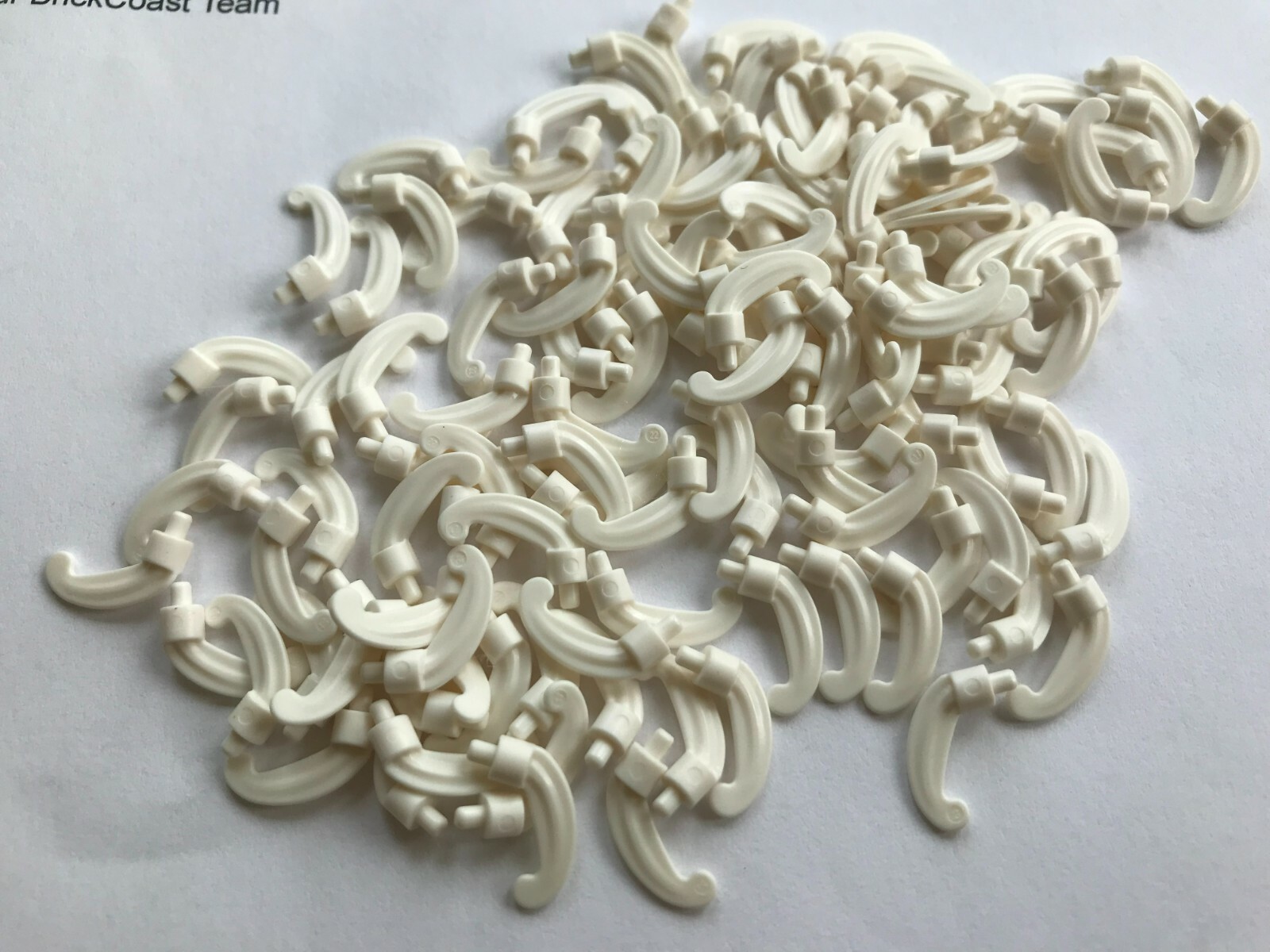 LEGO-NEW-4502A-WHITE-PLUME/FEATHER/ SMALL-15 PIECES | eBay