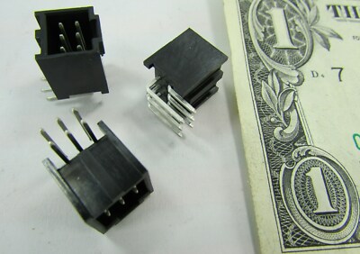 Lot 20 Molex Right Angle 6-Pin Male Rectangular Connector Header 2.54 ...