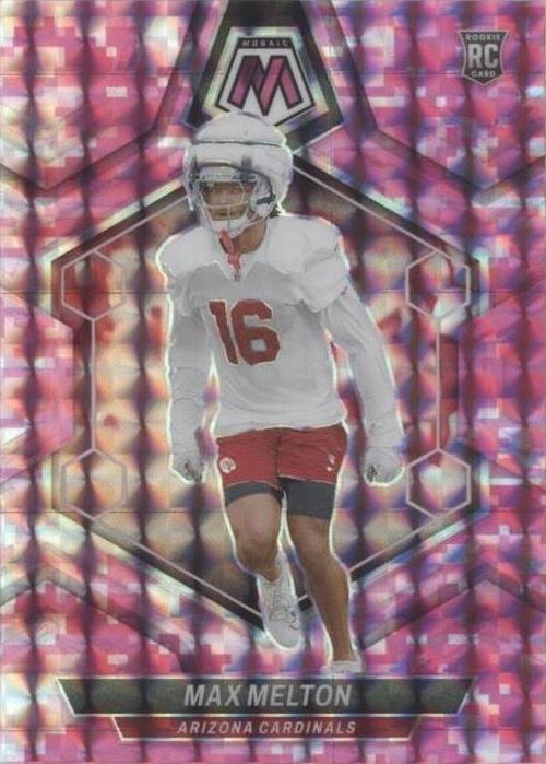 2024 Panini Mosaic - Rookies Max Melton #343 Camo Pink Mosaic Prizm (RC ...