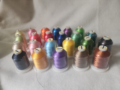 METRO Machine Embroidery Thread Lot of 23Spools New | eBay