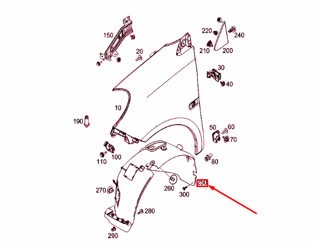 SMART FORTWO Coupe 453 Front Left Wheel House Covering A4536907400 NEW ...