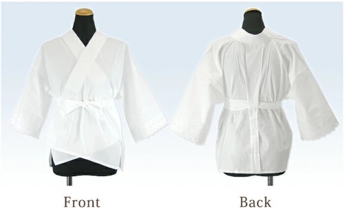 Women's Kimono Inner Hadajuban with han-eri and long emon-nuki Made in ...