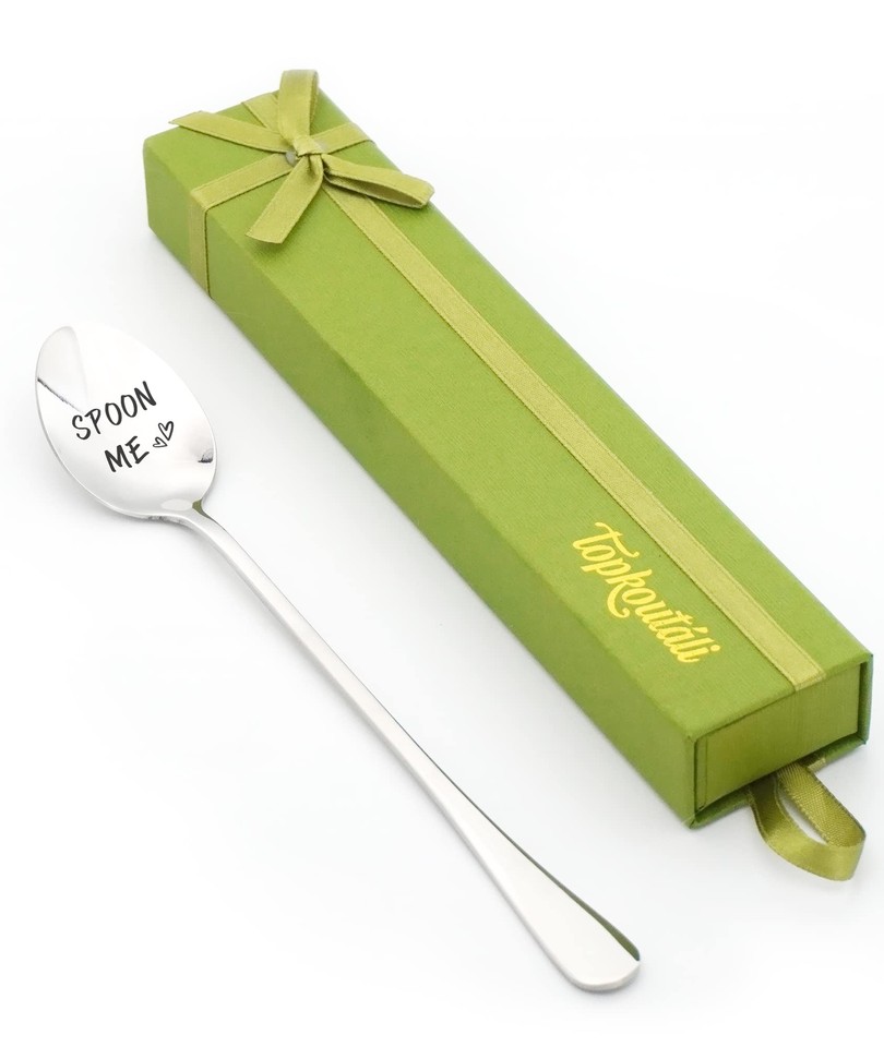 Funny Engraved Stainless Steel Spoon with Spoon Me Message - Lovely ...