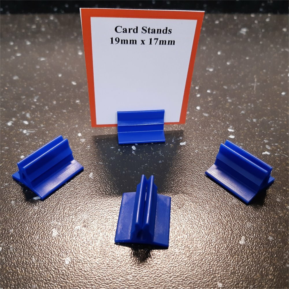 Rectangular Card Stands 19x17mm For Board Games etc Pack of 25 | eBay UK