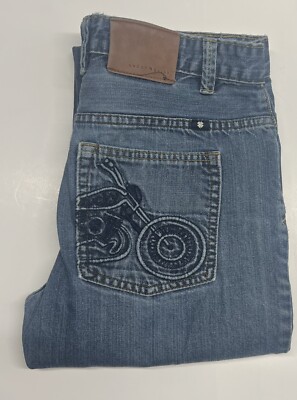 Lucky Brand Billy Straight Blue Jeans Youth Size 20 Motorcycle Straight ...