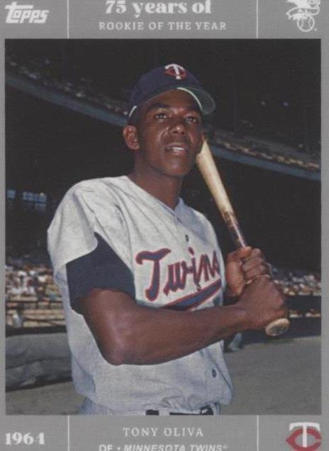 2022 Topps MLB Rookie of the Year 75th Anniversary - Tony Oliva #10 ...
