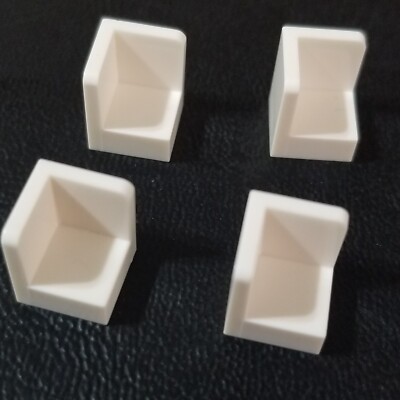 LEGO 1x1 Panel Corner with Rounded Corners White Part 6231 LOT OF 4 | eBay