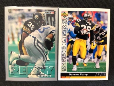 NFL - Darren Perry 1993 Fleer & 1993 Upper Deck Football - Steelers | eBay