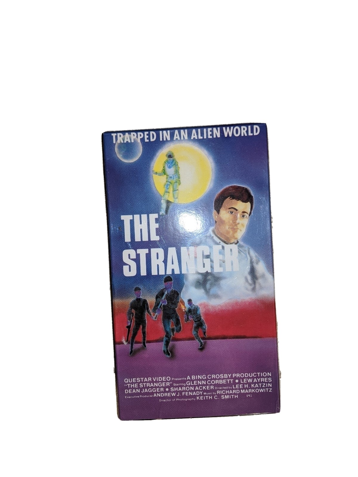 vhs The STRANGER 1973 Glenn Corbett QUESTAR Entertainment RARE Video ...