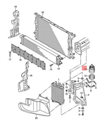 Genuine AUDI Audi RS6RS6 plus Avant qu. Q5 RS6 quattro Coolant Pump ...
