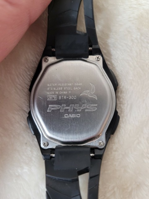 Casio PHYS 2575 STR-300 Quartz Digital Womens WR 50m Purple and Black ...