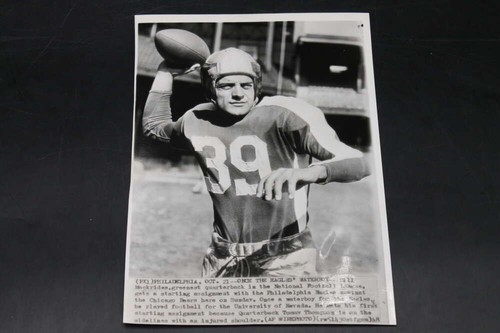 Bill Mackrides Newspaper Associated Press Wire Photo Eagles ZJ11688 | eBay