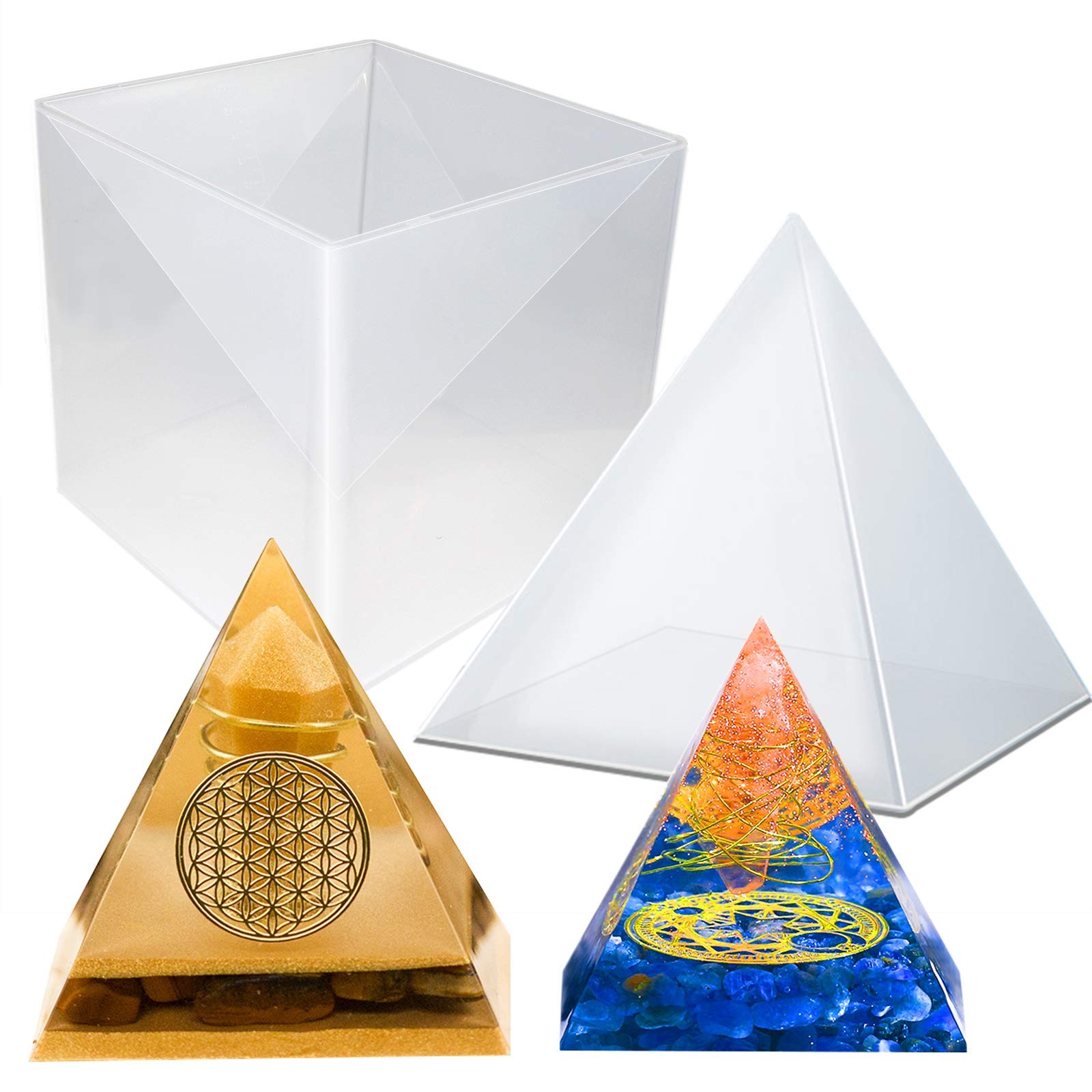Large Pyramid Resin Mold Big Pyramid Mold for Resin Pyramid Silicone ...
