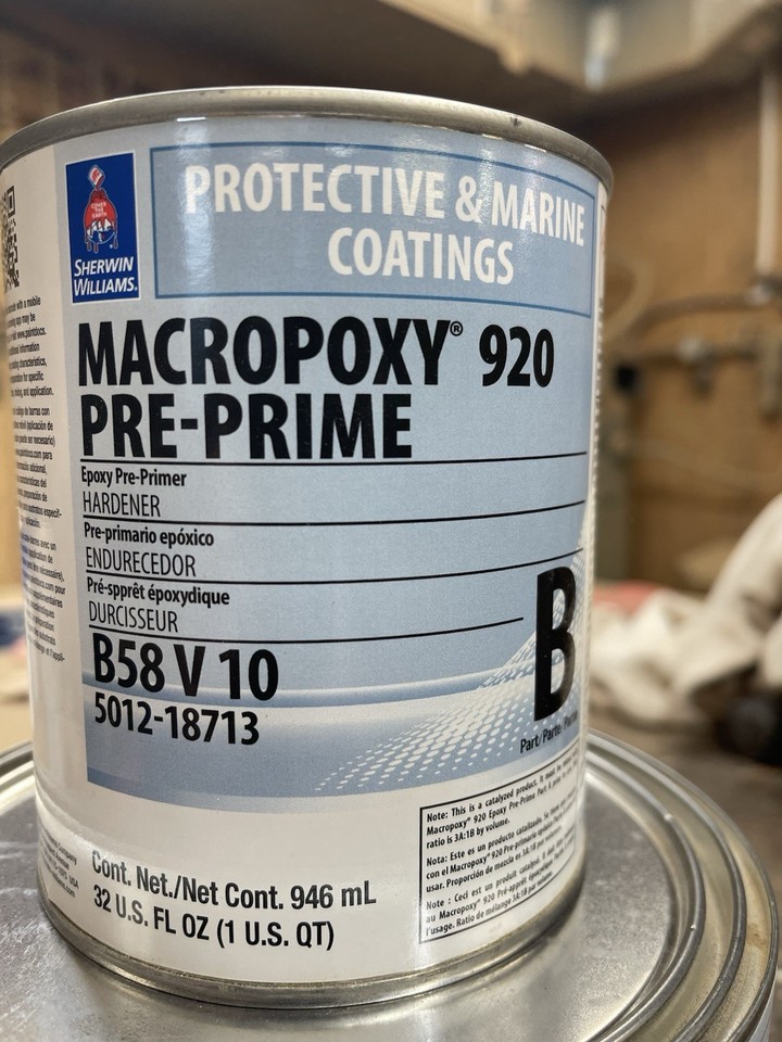 Sherwin Williams Macropoxy 920 Transparent Epoxy Pre Primer | eBay