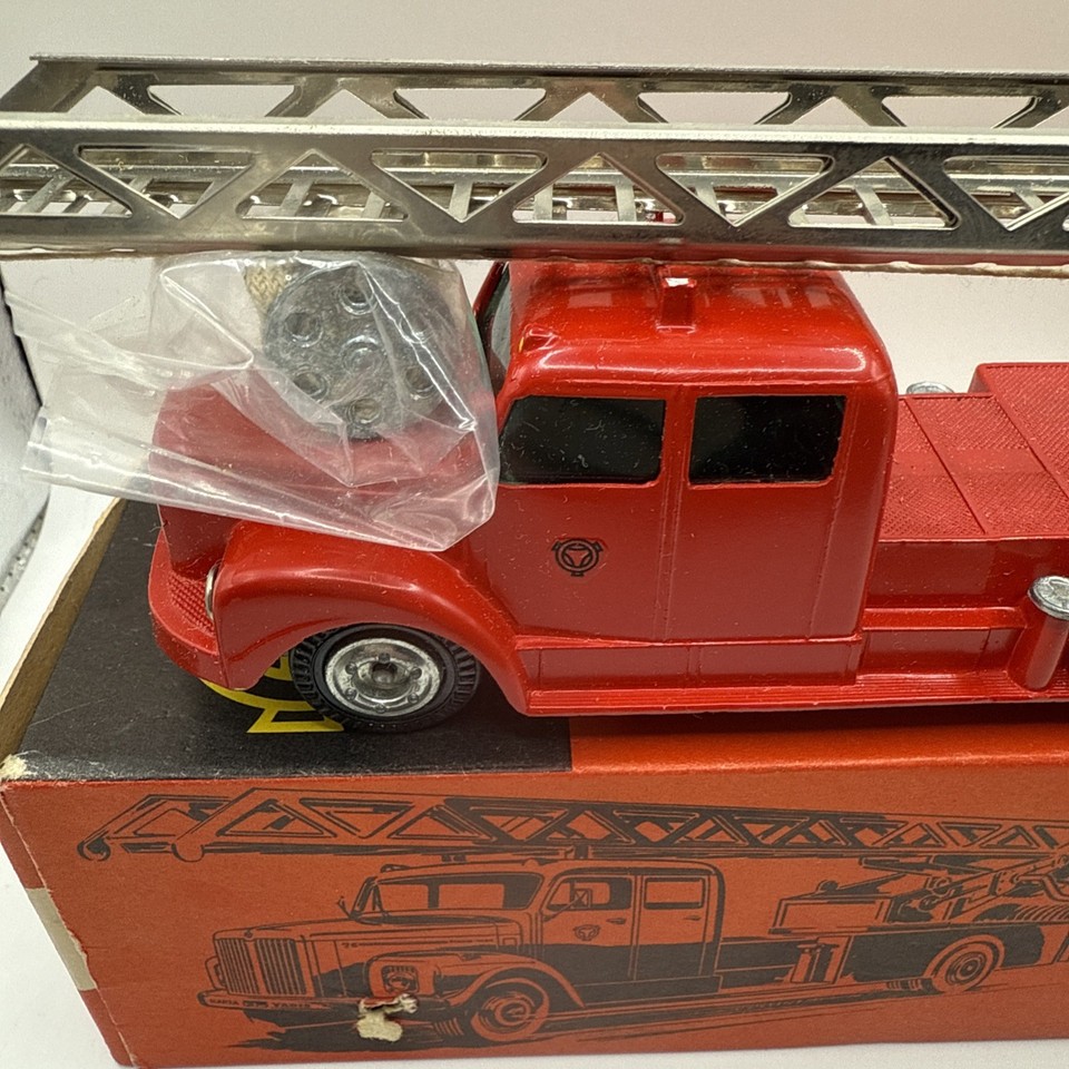 Tekno Toys Fire Truck #445 Scania Vabis w/ Original Box Vintage | eBay