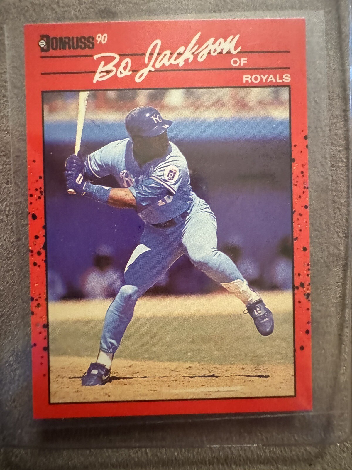 1990 Donruss BO JACKSON Error Card No Dot after INC | eBay