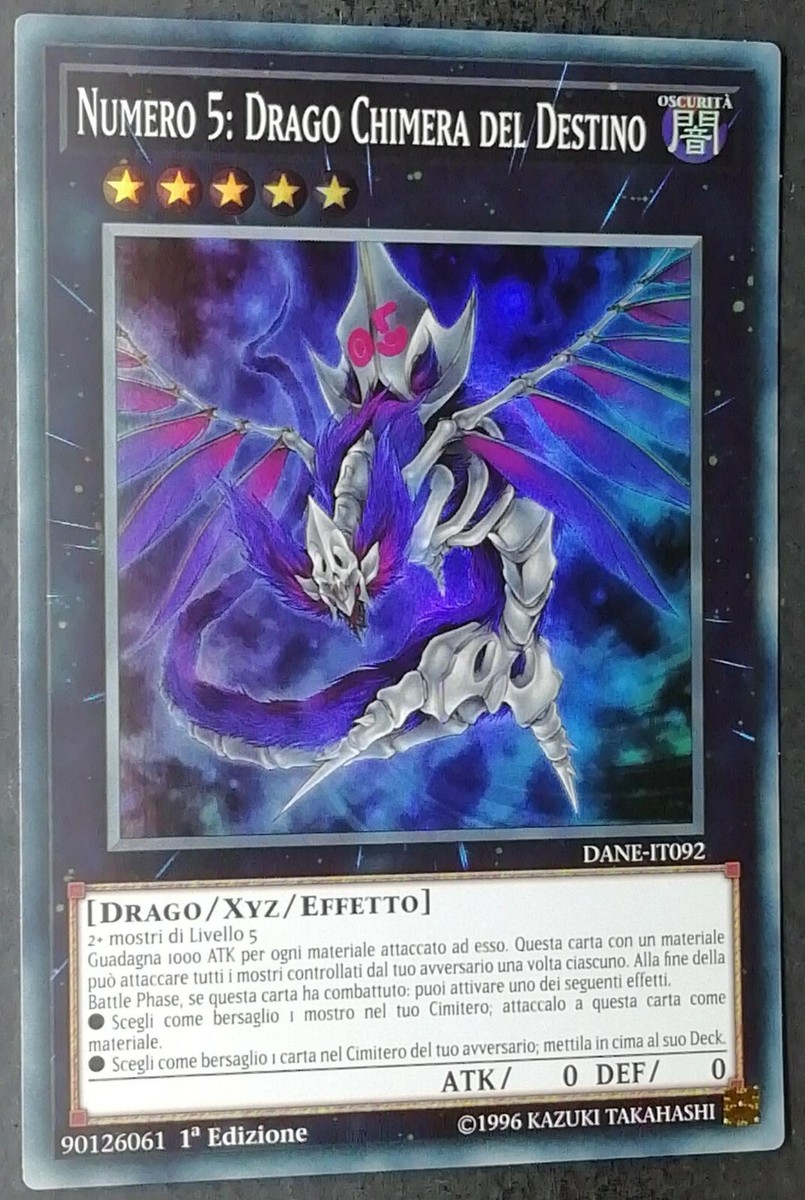 Yugioh Number 5 Des Chimera Dragon