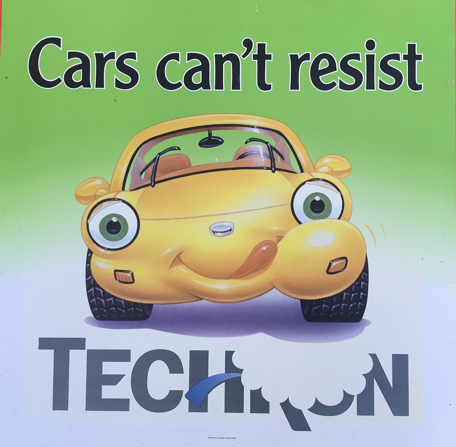 SET of 4 LARGE CHEVRON W/ TECHRON COLOR PROMO POSTERS 34.5 "x 34.5", | eBay